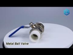 Double Union Metal Ball Valve DN 10 Brass Wear Resistant For PPR Pipe