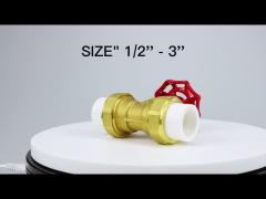 20mm 32mm 25mm Brass Gate Valve Double Interface For Water Supply Control