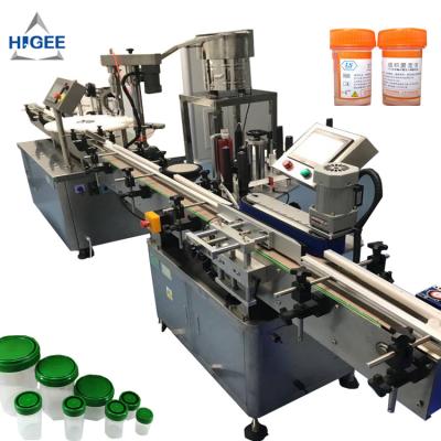 China Pharmaceutical Liquid Automatic Bottle Filling Machine With Polypropylene Caps for sale