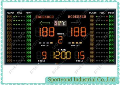 China Huge LED Electronic Digital Basketball Scoreboards With Wireless Control for sale