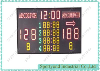 China Red / Yellow / Green Electronic Basketball Scoreboard And LED Score boards for sale