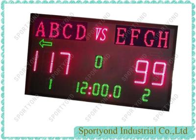 China Wireless Electronic Basketball Scoreboard With Timer AC 100V - 240V for sale