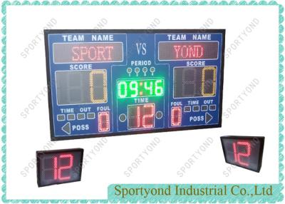 China 1.8mX0.95m Basketball electronic scoreboard and basketbal shot clocks for sale