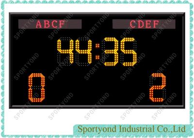 China Electronic Soccer Scoreboard With Team Name And Timer For Football Game for sale