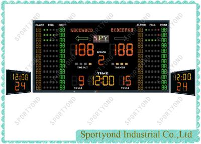 China Electronic Basketball Scoreboard And Game Shot Timer With Wireless Controller for sale