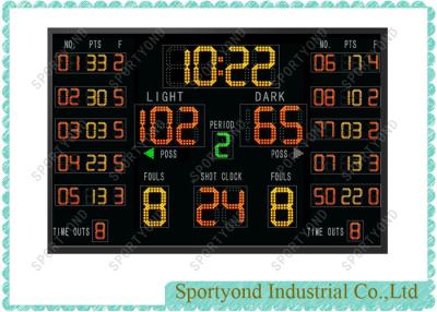 China Sport Field Basketball Electronic Scoreboard In Wireless Console for sale