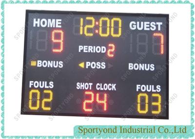 China Wireless Gymnasium Sports Electronic Basketball Scoreboard Timer for sale