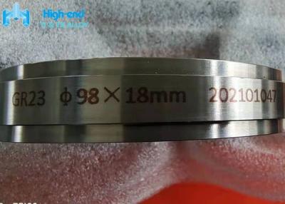 China Het Titaniumschijf die van ISO 5832 3 98mm Tand de Steunpuntenbrug malen van ASTM F136 Te koop