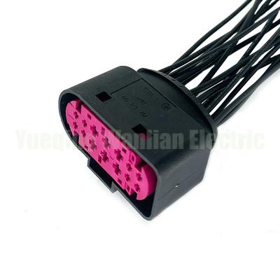 China 14 Pin 1J0973737 1719105-1 Auto Headlight Socket Connector Waterproof for sale
