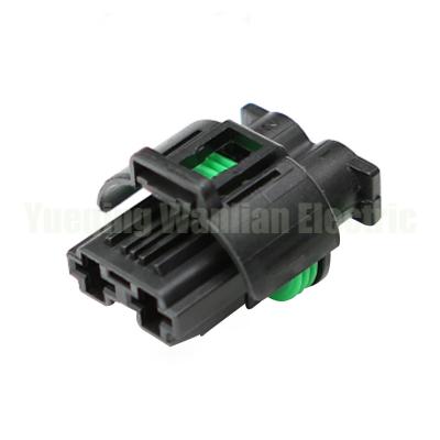 China 2 Pin 1544317-1 Car Waterproof Large Power Current Plastic Housing Connector Automobile Fan Motor Cable Socket for sale