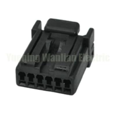 China 6 Pin 175507-2 Car Plastic Housing Plug Auto Wiring Harness Unsealed Cable Connector 1.2 Series for sale