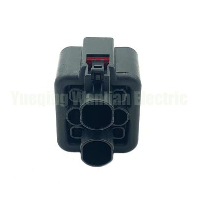 China 60431011 4 Pin Female Wiring Harness Connector , Automotive Audio Connectors for sale
