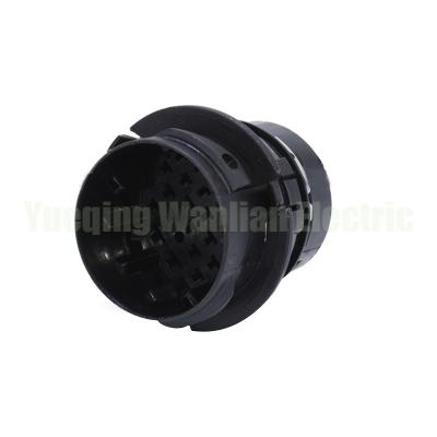 中国 30 Pin12147066 ブラック デュコン 密封されていない男性コネクタ 組み立て 電気ケーブルコネクタ 販売のため