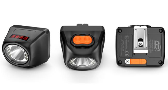 LCD display showing battery balance and time