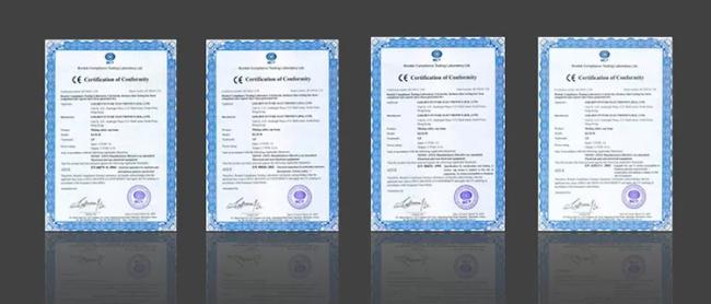 Product certifications