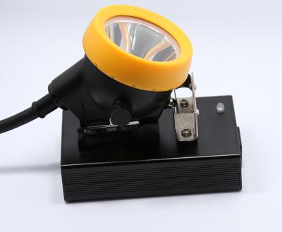 China Bright Cord LED Mining Cap Lamp , Portable Led Miner Lamp Long Life for sale