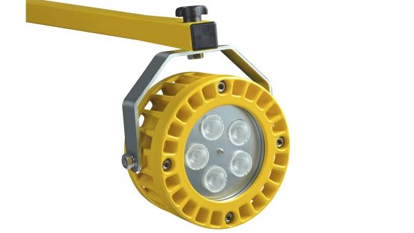 A doca de carga do diodo emissor de luz DL619 ilumina o revestimento amarelo brilhante super impermeável do pó 5000K