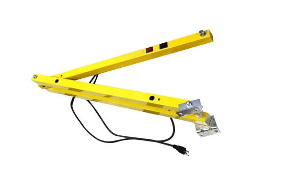 A doca de carga do diodo emissor de luz DL619 ilumina o revestimento amarelo brilhante super impermeável do pó 5000K