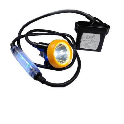 China Luz del casco de minería subterránea recargable con luz de indicador trasero azul en venta