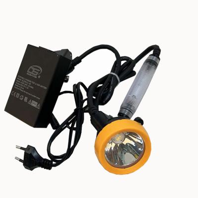 중국 재충전 배터리와 블루 백라이트가 있는 고급 LED 광부 램프 판매용