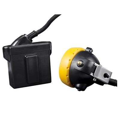 China 15000lux LED Mining Cap Lamp with Blue Flashing Rear Light IP68 for sale