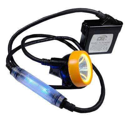 Chine Lampe frontale minière LED étanche IP68 20000Lux avec feu arrière bleu à vendre