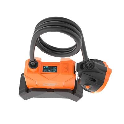 Cina Lampada frontale da miniera a LED ricaricabile KL8LM 25000Lux IP68 Lampada da casco impermeabile a LED in vendita