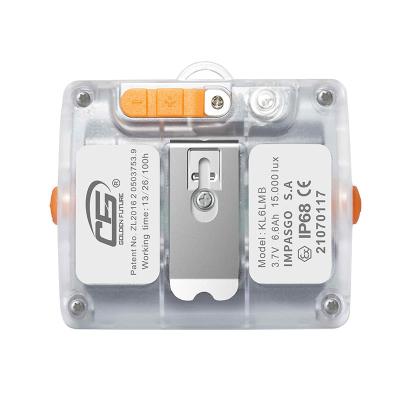 중국 골든 퓨처 KL6LMB 무선 LED 광산등 15000Lux IP68 판매용