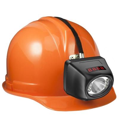 China IP68 Rechargeable Mine Headlamp KL4.5LM Digital Cordless LED Miner Lamp From Golden Future for sale