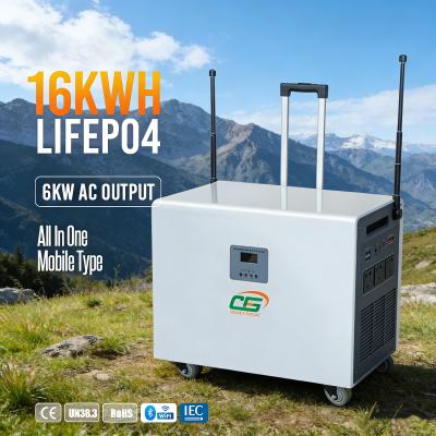 China BH-16KWH All in One Portable Power Station Battery Storage System 51.2v 6Kw LiFePO4 External Battery for Car for sale