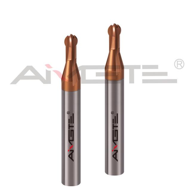 Custom Lollipop End Mill for hardened steel machining