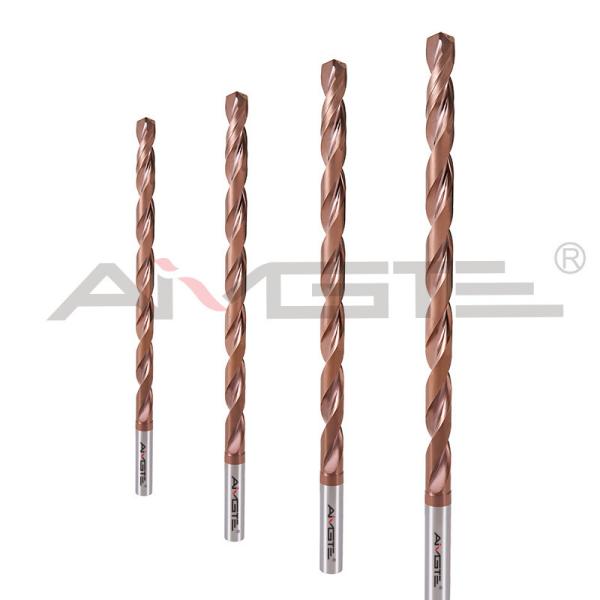 Quality AlTiSiN Coated Deep Hole Drill Bits 20D Carbide Drill Bits For Steel for sale