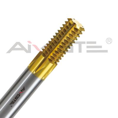Κίνα NPT CNC Thread Milling Bit TiN Επιχρισμός Δεξί χέρι Τελικό Στρίψιμο 1/2 ίντσες προς πώληση