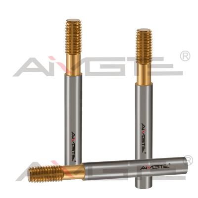 China Individuell angefertigte Massivkarbid-Kranke 0,6 μm Gerade Flöten-Kranke H6 mit TiN-Beschichtung zu verkaufen