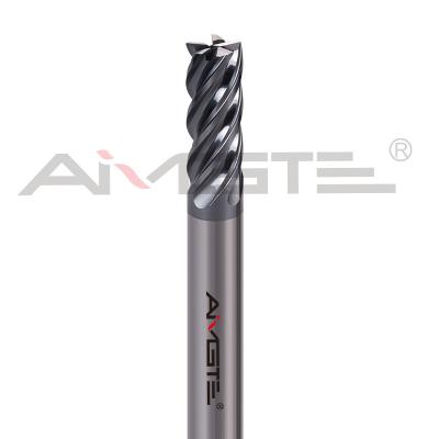 China 40 Grau 5 Moinho de extremo de flauta 12 mm Corte de moinho de extremo quadrado 0,4 μm Para moagem final à venda