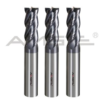 China H6 12 mm Carbide End Mill 0,8 μm 0,6 μm CNC Carbide End Mill voor algemeen staal Te koop
