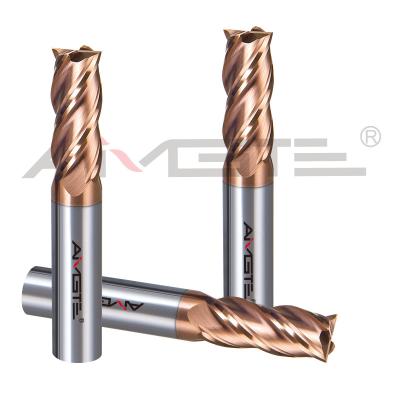 China HRC55 4 Flutes End Mills 0,6μm Carbide Square End Mill H6 Para aço P20 à venda