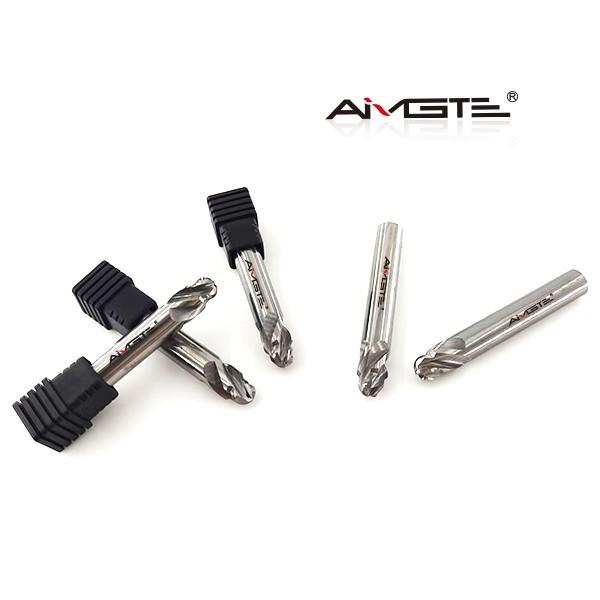 High precision carbide bull nose end mill cutter for aluminum machining