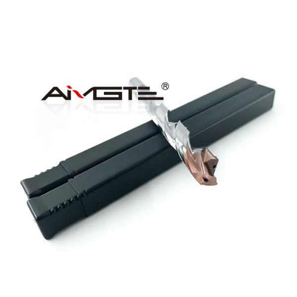Quality 12D 14mm Solid Carbide Deep Hole Drills for SC45 304 steel TiSiN Coating for sale