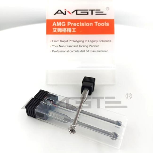 6mm 4 Flutes Carbide Ballnose Endmill close-up view
