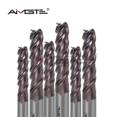 China 35° Helix Custom End Mill 12mm CNC Milling Cutter Combinado Pesado e acabamento à venda