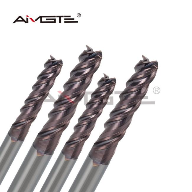 35° Helix Custom End Mill close-up view