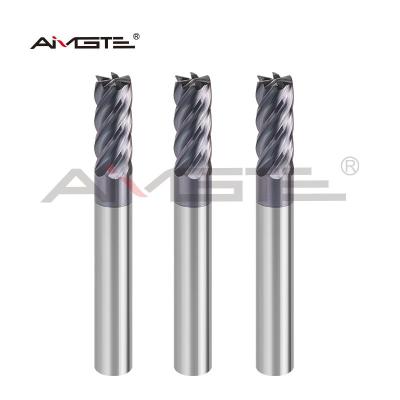 China 6 Flute Custom End Mill Flat Bottom Finishing End Mill Para aço inoxidável à venda