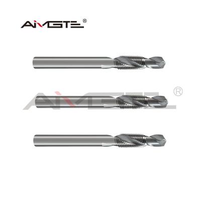 China TiAlN Coated Carbide Drill Bit High Speed Carbide Drill Tap Combination Tool for sale