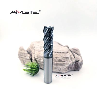 Cina AlTiCrN 5 Flute Carbide End Mill per acciaio Alta prestazione CNC Milling Cutter per leghe inossidabili di acciaio indurito in vendita