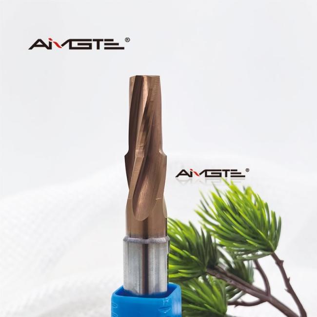 4 Flute TiAlN Coated Carbide Step Reamer close-up view