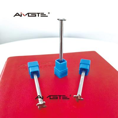 China Op maat gemaakte massieve wolfraamcarbide T-gleuf frees 4-snijders T-type freesgereedschap voor CNC metaalbewerking machines groeven OEM ODM beschikbaar Te koop
