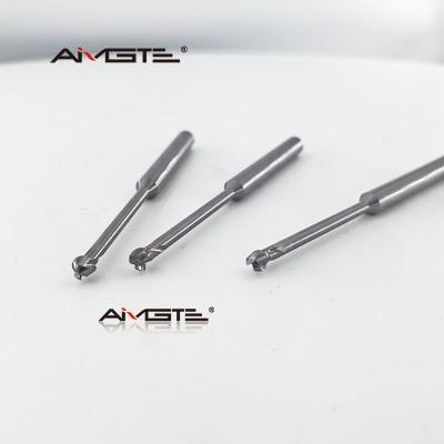 Cina Carbide Ball Nose Lollipop End Mill per l' alluminio 3 flauta Alta velocità CNC Fressing Cutter Tungsteno Acciaio Design collo lungo per il contorno 3D in vendita