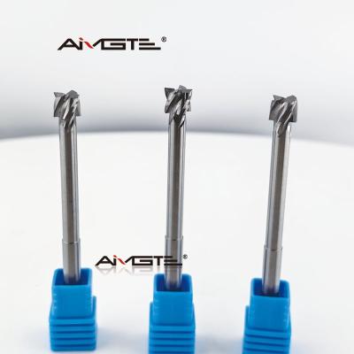 China Fresa a T a 4 taglienti per impieghi gravosi in metallo duro per acciaio duro e alluminio tenero, lavorazione CNC, elevata velocità di avanzamento, rettificata di precisione for sale