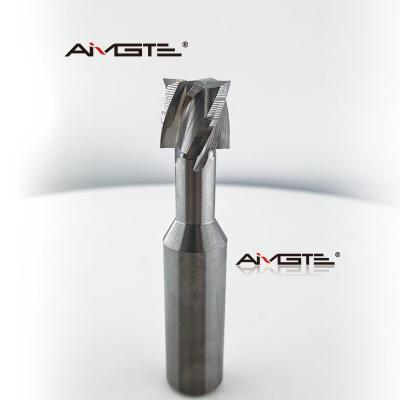 Cina Fresa a candela a 4 scanalature per scanalature a T con rompitruciolo in metallo duro per acciaio e alluminio, utensile per scanalatura CNC di grado industriale, codolo da 16 mm 20 mm in vendita